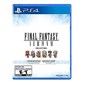 FINAL FANTASY I-VI Collection Anniversary Edition - 2024 (PS4)