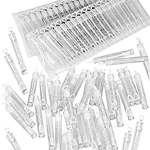 Narwhal Novelties 40 Count Mini Heart Bubble Wands – Great Wand Bubbles Party Favors for Weddings and Anniversaries