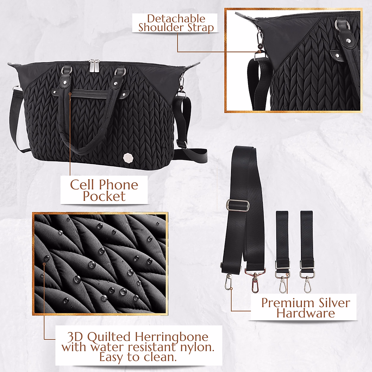 Diaper Bag Tote Baby Nappy Changing Bag Multifunction Large Baby Travel Handbag for Mom (Olive)