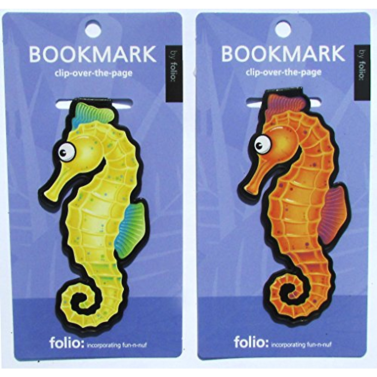 Butterfly Bookmarks (Clip-over-the-page) Set of 2 - Assorted colors