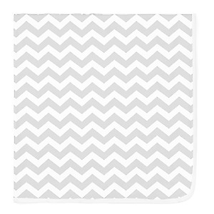 Baby Blankets – Soft Pure Cotton Blankets – 6 Pack of Breathable Swaddle Blankets – Unisex Baby Swaddle Blanket for Boys and Girls in Grey White Designs – Multi Use Blankey – 30 x 30 inches