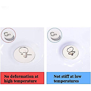 CICITOYWO Bath Tub Drain Stoppers, 4 Pieces Sink Bathtub Plug Rubber Kitchen Bathroom Laundry Bar Water Stopper Seal with Hanging Ring for Shower Faucet Cover Pool Plugs and Caps