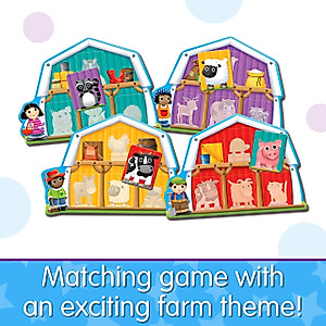 Learning Journey International My First Play It - Animal Match - 4 Playing Boards and 16 Matching Game Pieces, Multicolor (138656)