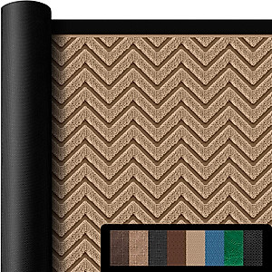 AMAGABELI GARDEN & HOME Outside Shoe Mat Rubber Doormat for Front Door 18"x 30" Outdoor Mats Entrance Waterproof Rugs Dirt Debris Mud Trapper Carpet for Patio Non Skid Doormats BG043