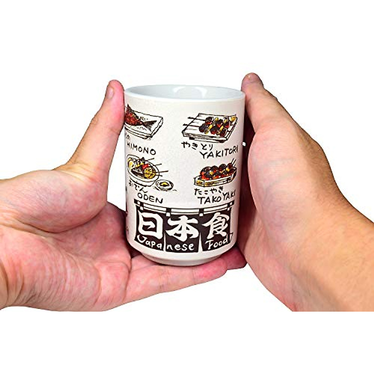 Japanese Yunomi Sushi Tea Cup Mino Ware, Japanese Food Print