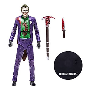 McFarlane Toys Mortal Kombat The Joker (Bloody) 7" Action Figure with Accessories