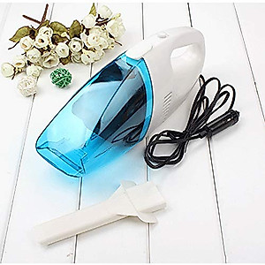 xinyijiayi Car Vacuum Cleaner, Mini Portable Wet and Dry Car Mini Portable Car Cleaner, Transparent