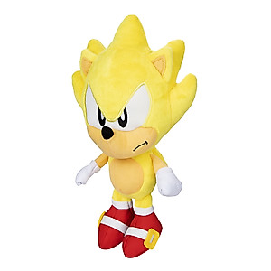Sonic The Hedgehog-Plush 9-Inch Super Sonic Collectible Toy