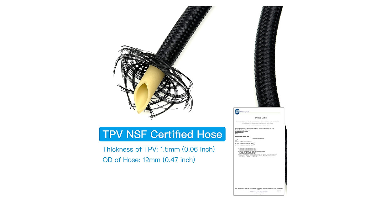 Awelife 59-inch Hose for Delta Pull-Down & Pull-Out Faucets