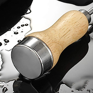 Fireboomoon 3 Pack Stainless Steel Ice Pick with Safety Wooden Handle for Home Kitchen Restaurant Bar(8.5 Inches)