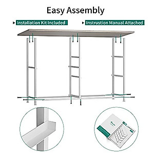 YITAHOME Dresser with 5 Drawers - Fabric Storage Tower, Organizer Unit for Bedroom, Living Room, Hallway, Closets & Nursery - Sturdy Steel Frame, Wooden Top & Easy Pull Fabric Bins