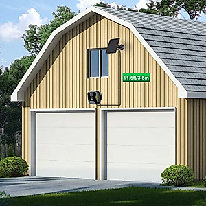 UYODM 3 Pack Solar Panel Charger Compatible with Blink Outdoor (3rd Gen) & Blink XT2/XT, Built-in Battery & 11.5Ft Outdoor Power Cable and Adjustable Wall Mount, IP66 Weatherproof (Black)