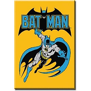 Desperate Enterprises Batman - The Dark Knight Retro Refrigerator Magnet - Funny Magnets for Office, Home & School - Made in The USA