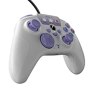 Turtle Beach React-R Controller White/Purple - Xbox Series X|S, Xbox One and PC