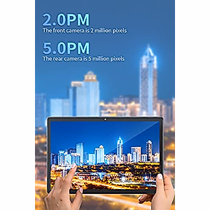 JUNINKE Tablet Android 12, 10 inch Android Tablet, 3+64GB, Quad-Core Tablets, IPS HD Screen, Powerful Performance, High Capacity, 6000mAh,GPS,FM