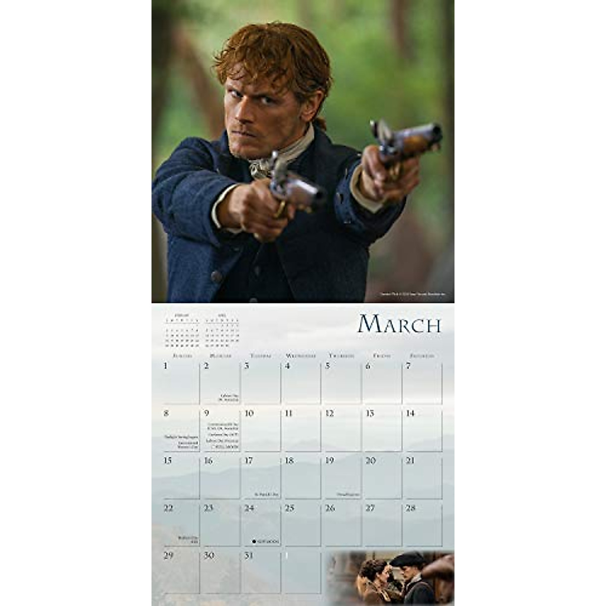 Outlander 2020 Calendar