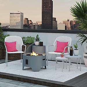 CosmoLiving by Cosmopolitan, Astra Collection, Propane Tank Holder, Dark Gray (87833CHC1E)