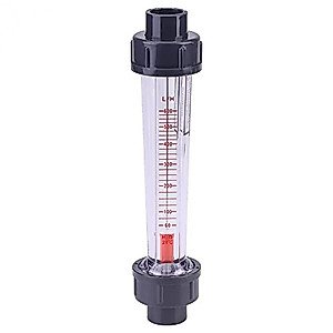 60-600L/H 100-1000L/H Socket 25mm LZS-20 Flow Meter Plastic Tube Liquid Water Rotameter Flow Measuring - (Size: 100-1000 LPH, Thread Specification: Length 322mm)