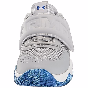 Under Armour Unisex Pre School Zone Basketball 2, (102) Mod Gray/Midnight Navy/Team Royal, 2, US