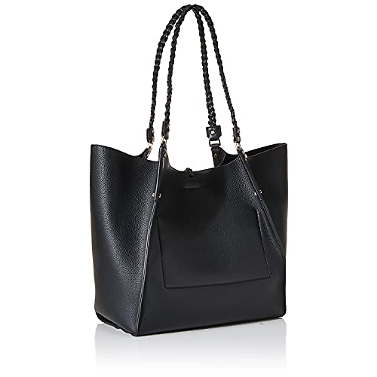 Calvin Klein Shelly Rocky Road Novelty Large Tote, Black/Gold