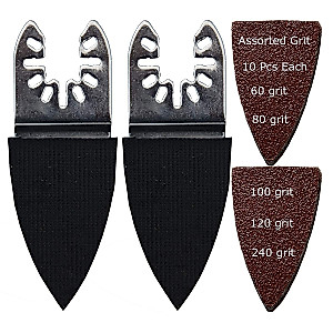 XXGO 124 Pcs Oscillating Tool Blades Accessories Kits Compatible with Bosch, Chicago, Craftsman, Dewalt, Dremel, Fein, Harbor Freight, Makita, Milwaukee, Porter Cable, Ridgid, Ryobi, Rockwell XGM0502