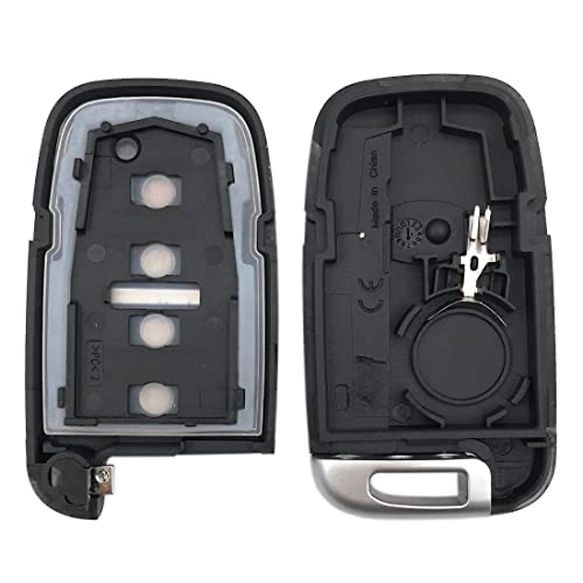 Horande Keyless Entry Replacement Key Fob Case Shell fits for Hyundai Sonata Elantra Genesis Sedan Veloster Key Fob Shell for Kia Optima Remote Control Key Fob Cover 4 Buttons