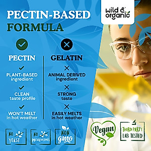 Hyaluronic Acid Gummies 250mg - Pure Hyaluronic Acid Supplements for Joints - Hair Skin and Nails Gummies w/Hyaluronic Acid Powder - Skin Supplement w/Vitamin C Hyaluronic Acid - 60 Vegan Chews