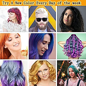 Hair Color Wax, Instant White Hair Wax 4.23 oz, Unisex Natural Hairstyle Pomade Cream, Temporary Hair Pomades for for Party, Cosplay, Halloween