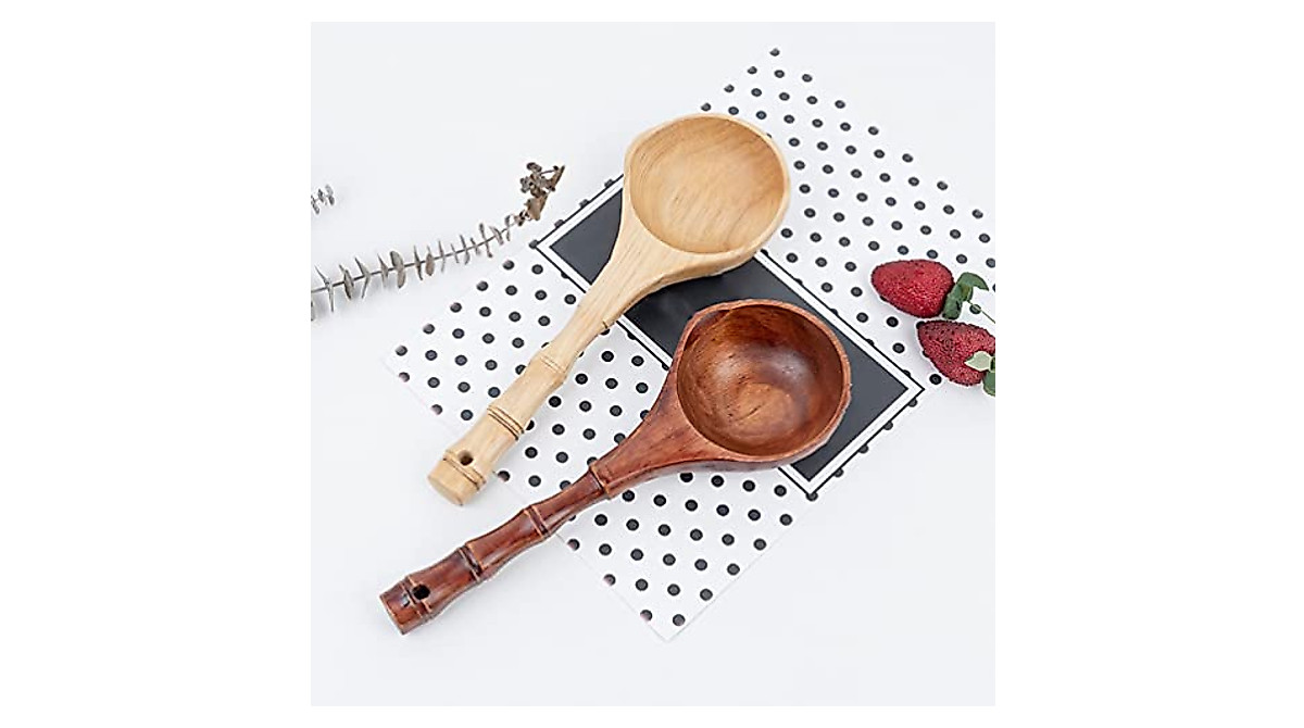 FOMIYES Wooden Water Ladle | Sauna, Bath & Kitchen Scoop
