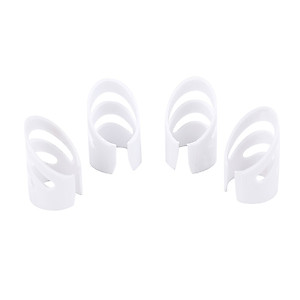 4Pcs Plastic Finger Picks, Guitar Finger Protectors Guitar Thumb Picks Fingertip Protector Set Plastic for Guitar Bass Ukulele Mandolin Delrin Picks Medium Guitar Finger Span