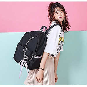 Teen Girl School Backpack USB Charging Port 16 Inch Laptop Bag Travel Daypack