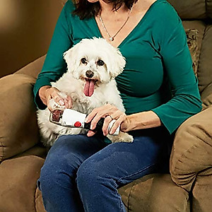 Bell+Howell Pawperfect Rechargeable Cordless Dog and Cat Nail Trimmer with Safety Guard, 5000-7000 RPM's, Gentle and Painless Dremel Dog Nail Grinder w/ 3 Modes with 3 Replacement Rollers