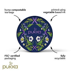 Pukka Tea Organic Gift Set, Herbal Tea Sampler For Everyday Wellness, 90 Tea Bags