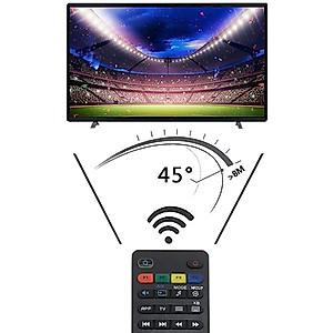 Replacement IPTV Remote Control MAG255 for MAG Box Remote Control IPTV Set-Top Box OTT TV Box MAG250 MAG254 MAG255 MAG256 MAG257 MAG260 MAG275 MAG322 MAG349 -The Instructions are on The Back