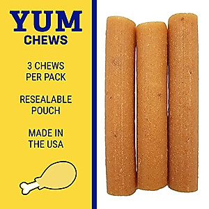 Himalayan Dog Chew Original Yak Cheese Dog Chews, 100% Natural, Long Lasting, Gluten Free, Healthy & Safe Dog Treats, Lactose & Grain Free, Protein Rich, Chicken Flavor, 4.5 oz Resealable Pouch