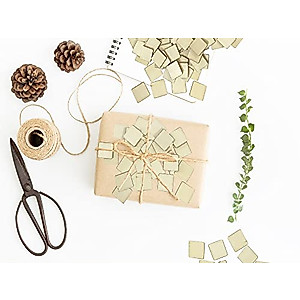 200 Pieces 1 Inch Unfinished Wood Pieces Blank Wood Squares Round Corner for Painting Writing Carving Letter Scrabble DIY