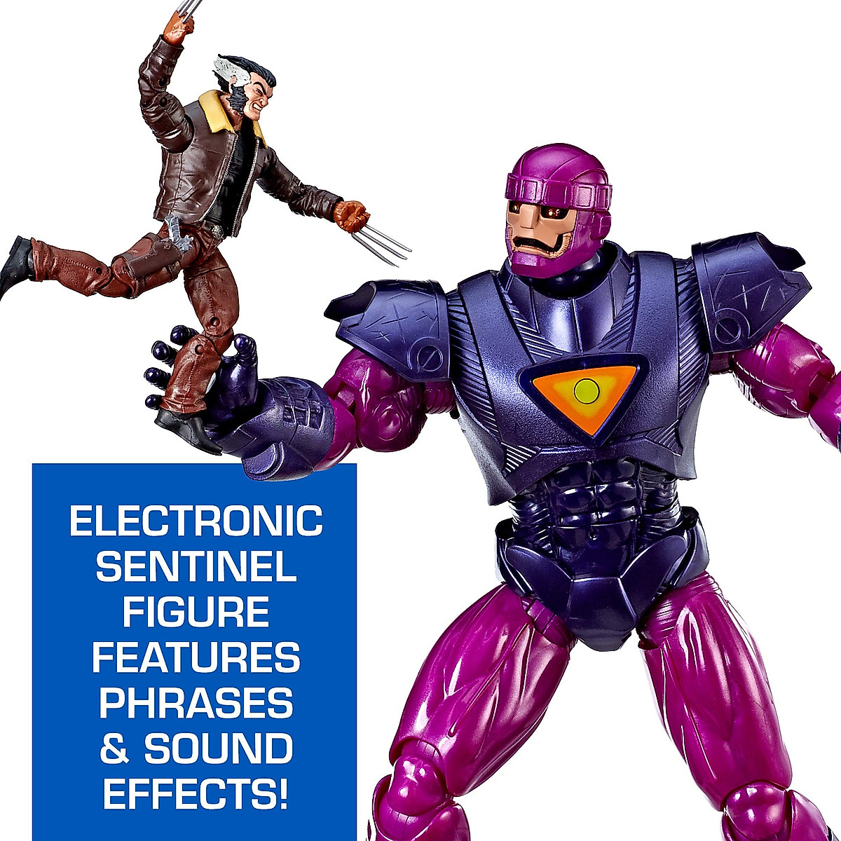 Hasbro Marvel Legends Series X-Men Days of Future Past 16" Electronic Sentinel and 6" Wolverine Figure (Amazon Exclusive)