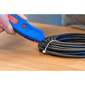 WEICON No. S4-28 - Cable Knife/Retractable Hook Stripping Blade/Adjustable Cutting Depth/Range 5/32-1 7/64 inch (4-28 mm) / 100% Made in Germany