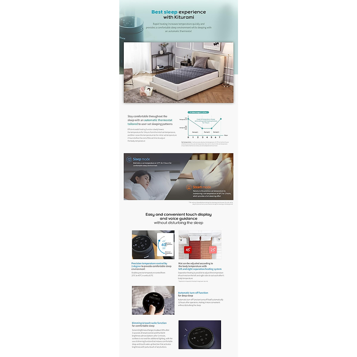 Kiturami Carbone Matt KDMU-981,982,983 (Queen)