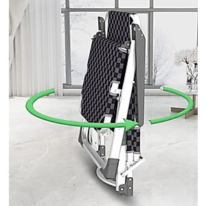 Phil Beauty Portable Recliner Aluminum Alloy Beach Napping Balcony Chair Adult Office Chair, Grey