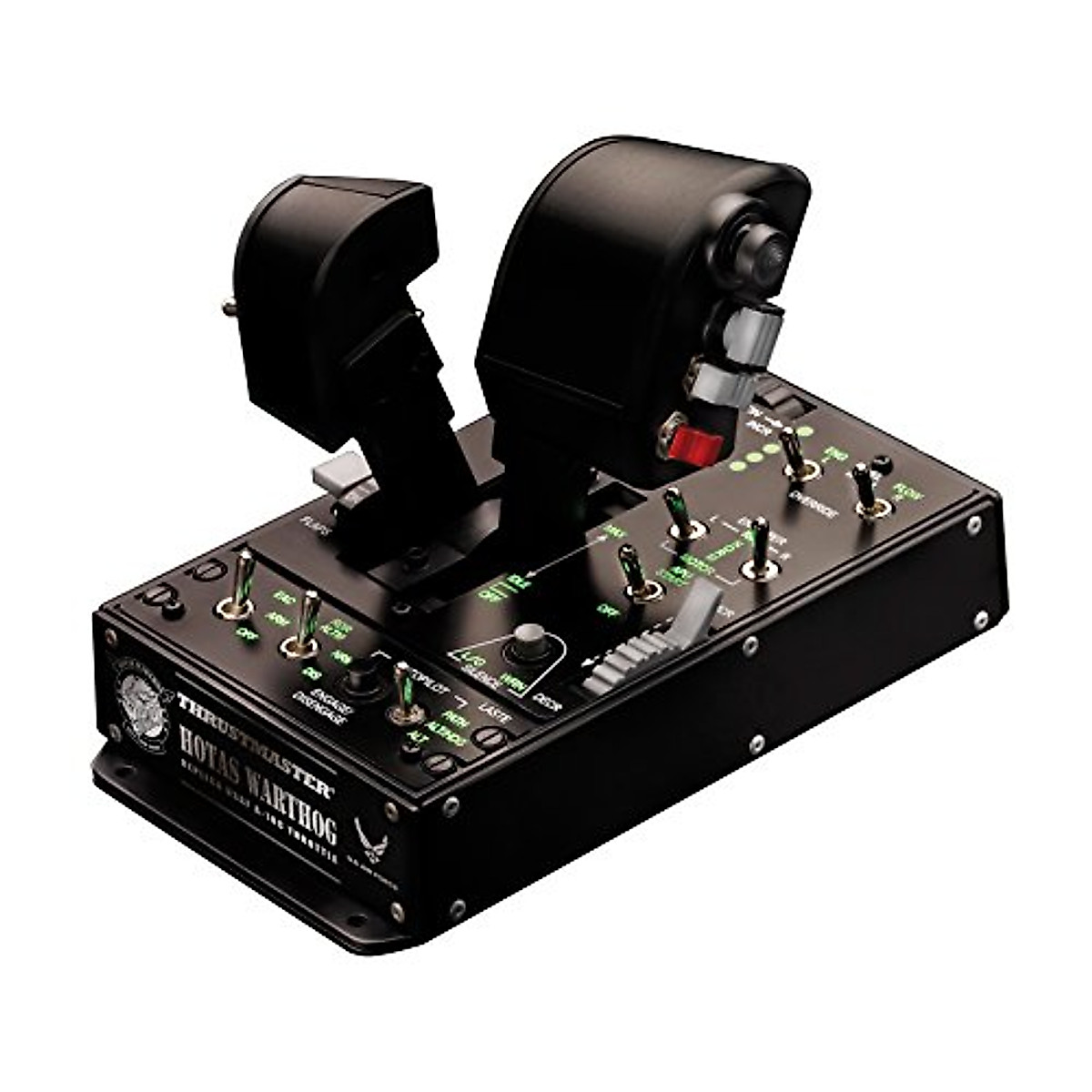 Thrustmaster HOTAS Warthog Dual Throttles for Flight Simulation, Official Replica of the U.S Air Force A-10C Aircraft (Compatible with PC)