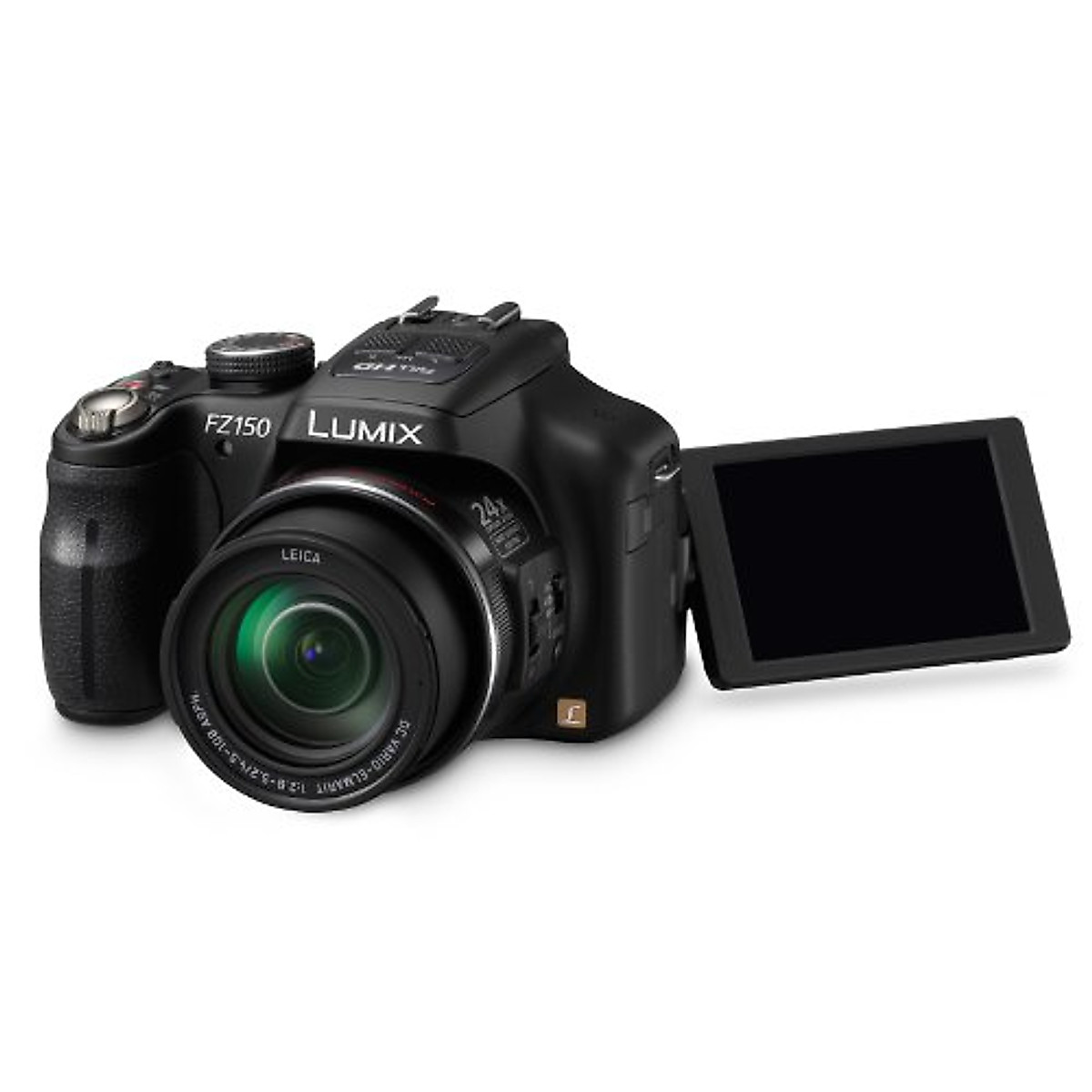 Panasonic DMC-FZ150K 12.1 MP Digital Camera with CMOS Sensor and 24x Optical Zoom (Black) (Discontinued by Manufacturer)