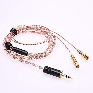 1.2m 4ft 4n OFC Audio Headphone Upgrade Cable for Hifiman He-5 He-6 He-400 He-500 He560 Headphone Replacement