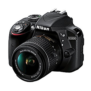 Nikon D3300 w/ AF-P DX 18-55mm VR Digital SLR – Black