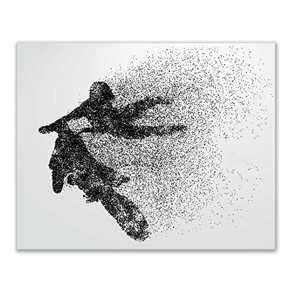 Motocross Wall Art Prints - Set of 4 (8x10) Unframed Motocross Posters - Motocross Room Decor For Men Kids Teenagers - Motocross Poster Set For Bedroom Man Cave - Motocross Wall Decor - Motocross Posters for Wall, Brap