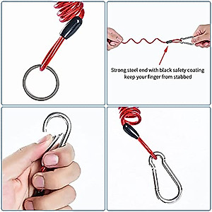 Trailer Breakaway Switch, Huazu 4ft Breakaway Coiled Cable with Electric Brake Switch for RV Towing Trailer