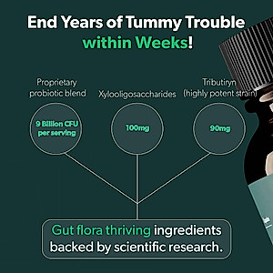 BIOMA Probiotics for Weight Management & Digestive Health, 3 in 1 Gut Health Probiotics and Prebiotics/Postbiotics, Slow Release Synbiotic Probiotic Capsules for Gut Health Multi Enzyme (60 Caps)