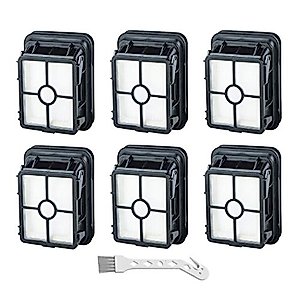 RONGJU 6 Packs 1866 Vacuum Filters Replacement for Bissell CrossWave Vacuum Cleaner, Compare to Part # 1608684