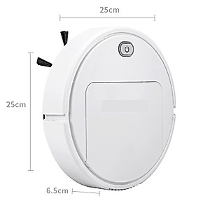 WAGNUS Robot mop Smart Robot Vacuum Cleaner Robotic Vacuum and Mop Good for Pet Hair Hard Floor (Color : Black)