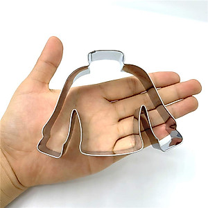 LILIAO Christmas Winter Ugly Sweater Cookie Cutter - 4.2 x 3.2 inches - Stainless Steel